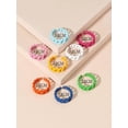 8pcs Multicolor Chain Design Cuff Ring Set For Women - Walmart.com