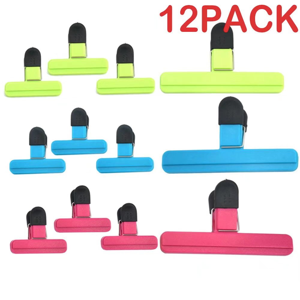 Bag Sealing Clips Chip Bag Clips - Large Assorted Sizes Food Bag Clips ...