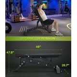 Heavy Duty Weight Bench 1000LB Capacity, Adjustable FID Workout Bench ...