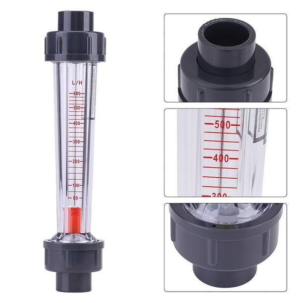 Plastic Tube Liquid Water RotameterMeter Clear Scale Line, 4% Measuring ...