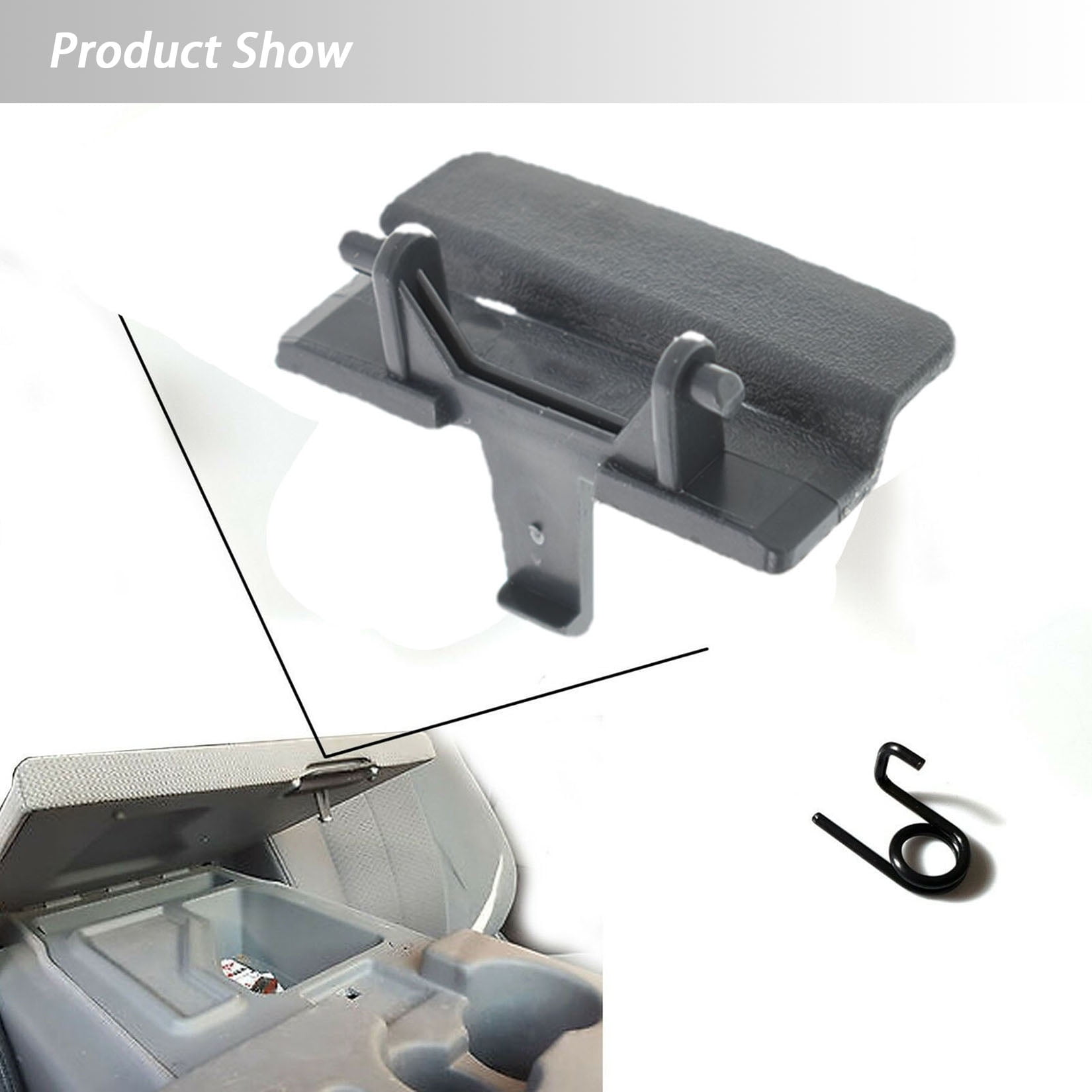 Center Console Jump Seat Lid Latch with Spring Fits for 2010-2018 Ford ...