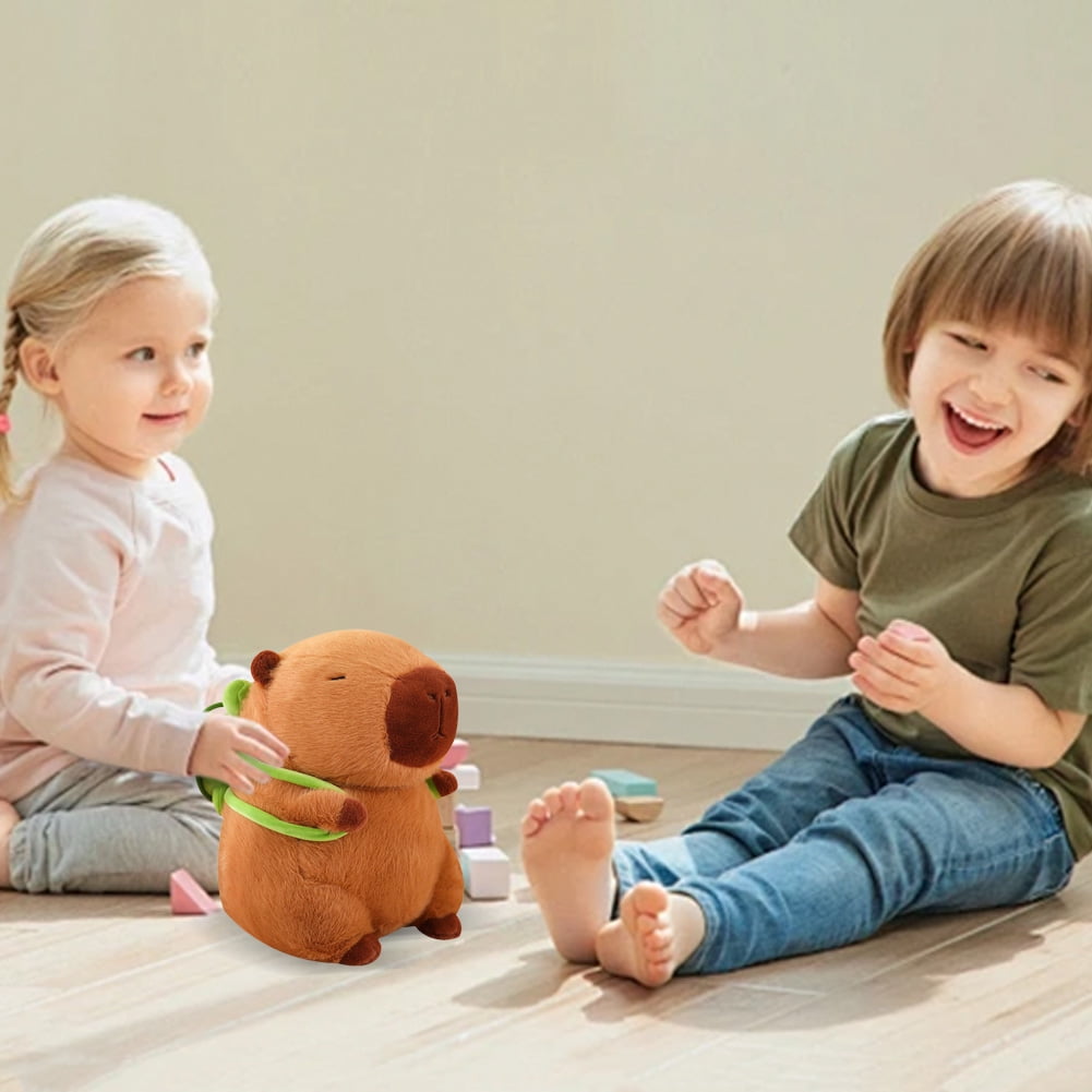 Plush Capybara Toy Cartoon Animal Toy Creative Fuzzy Capybara Muñecas ...