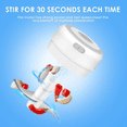Electric 300ML Garlic Press Chopper Chili Onion Fruits Meat Mincer ...