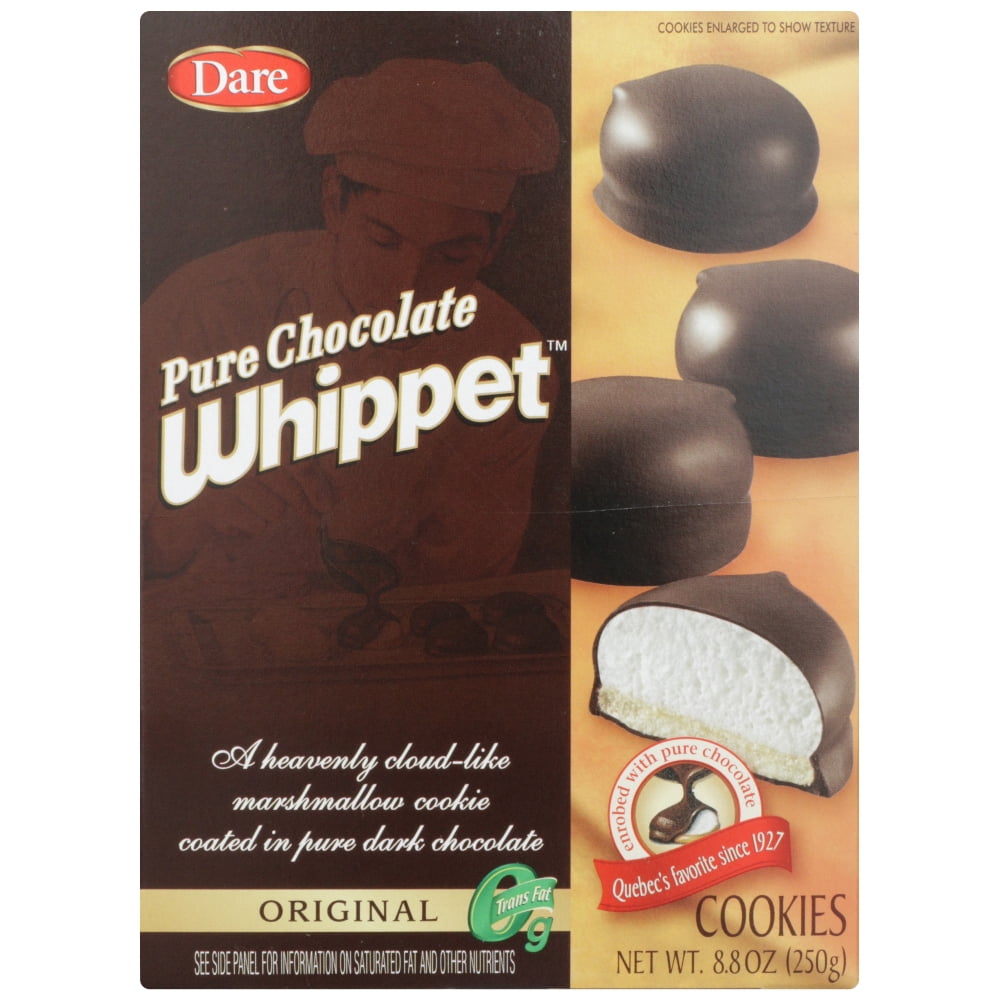 Dare Original Pure Chocolate Whippet Cookie, 8.8 Oz - Walmart.com ...