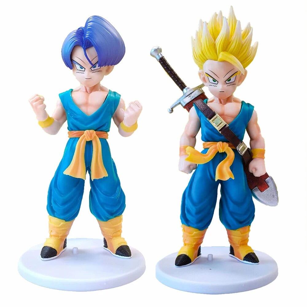 Dragon Ball Z Cute Trunks Young Goten Movable Doll Figure Yellow ...