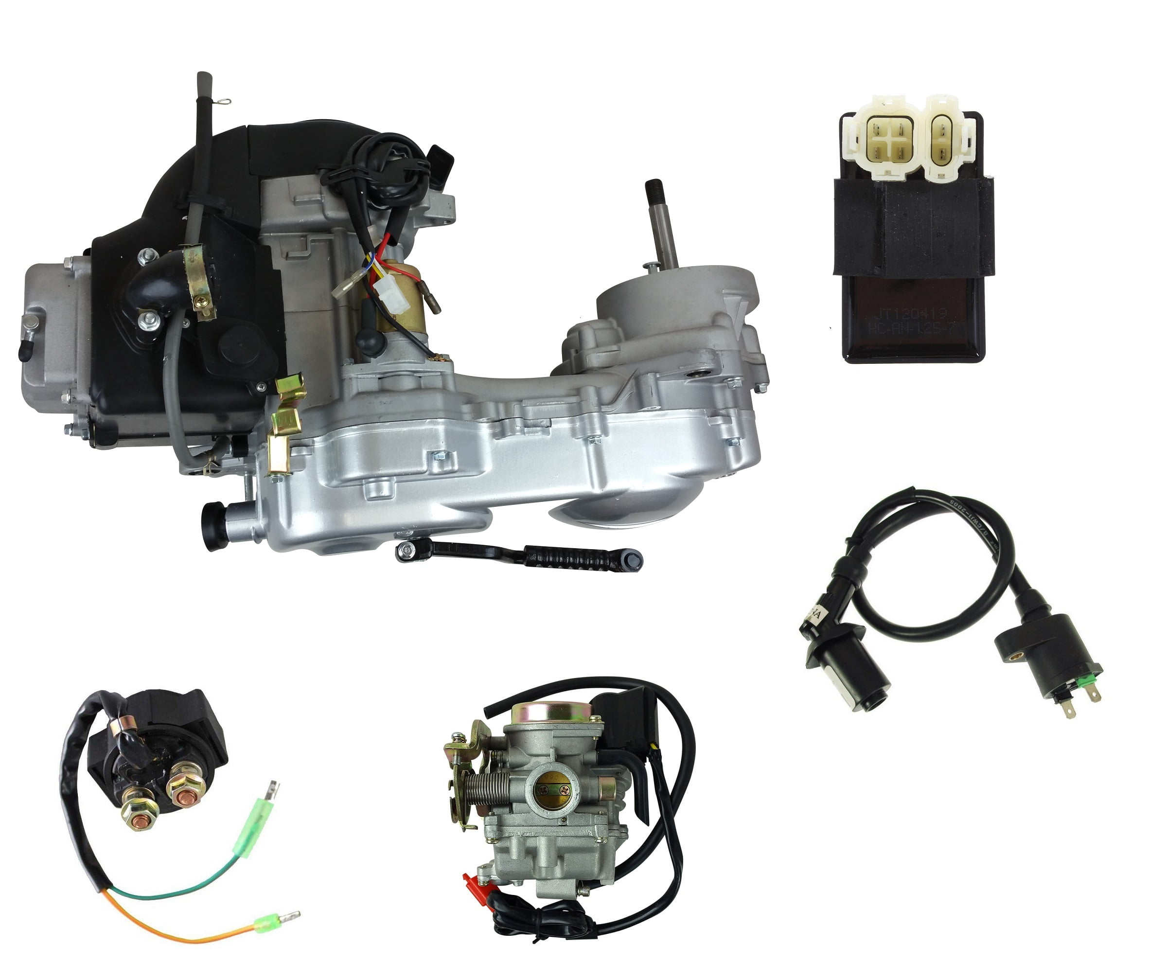 GY6 Big Bore 80cc 4-Stroke Short Case Engine 1P39QMB Scooter Peace ...