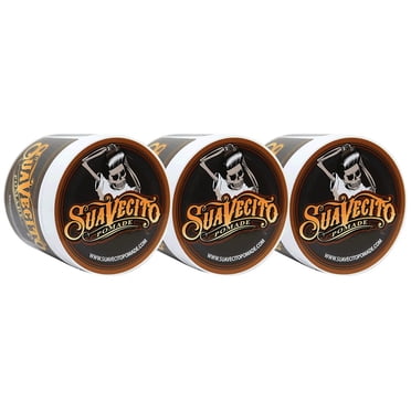 Three Flowers Brilliantine Hair Styling Pomade Solid 3.2 oz (Pack of 6 ...