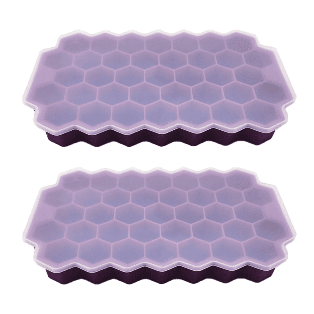 Ice Tray, Ice Tray for Making Hexagonal Ice, Includes 2 Trays - Walmart.com