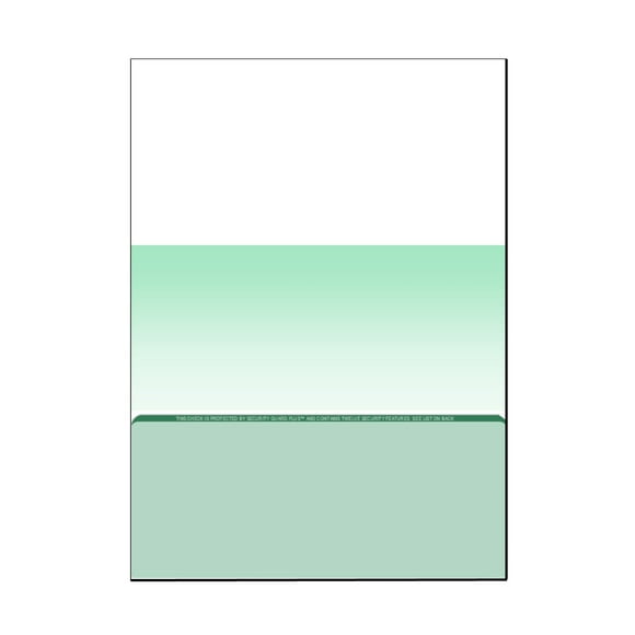 High Security Check Paper