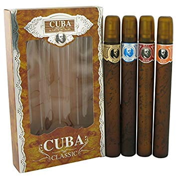 Cuba Blue Cologne By Fragluxe Gift Set - Cuba Variety Set includes All ...
