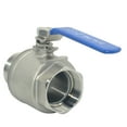 DANSPEED 2 inch 2" Full Port Ball Valve Male x Female S304 Stainless ...