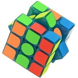SHUYUE Blue Luminous Speed Cube 3x3x3, Glow in Dark Fluorescent Puzzle ...