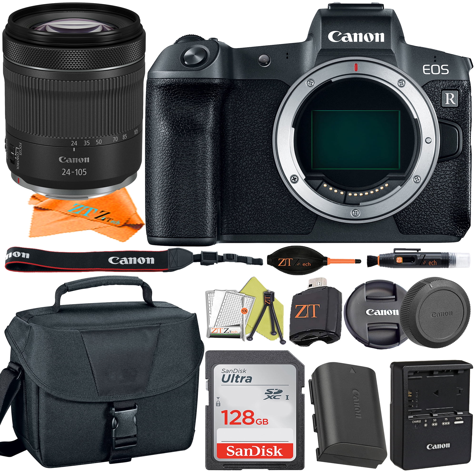 Canon EOS R Mirrorless Digital Camera 30.3MP with RF24-105mm STM Lens ...