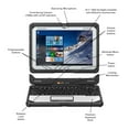 Restored Fully Rugged 10" Panasonic TOUGHBOOK CF-20 Tablet, Intel Core ...