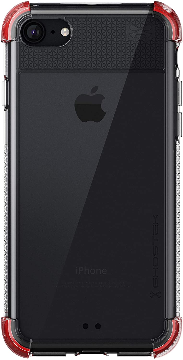 iPhone SE Clear Case for Apple iPhone 8 iPhone 7 Ghostek Covert (Red ...