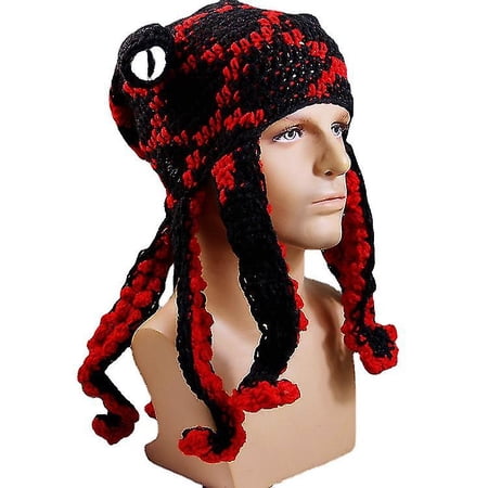 YERDGARY Christmas Winter Party Tricky And Funny Octopus Headgear ...