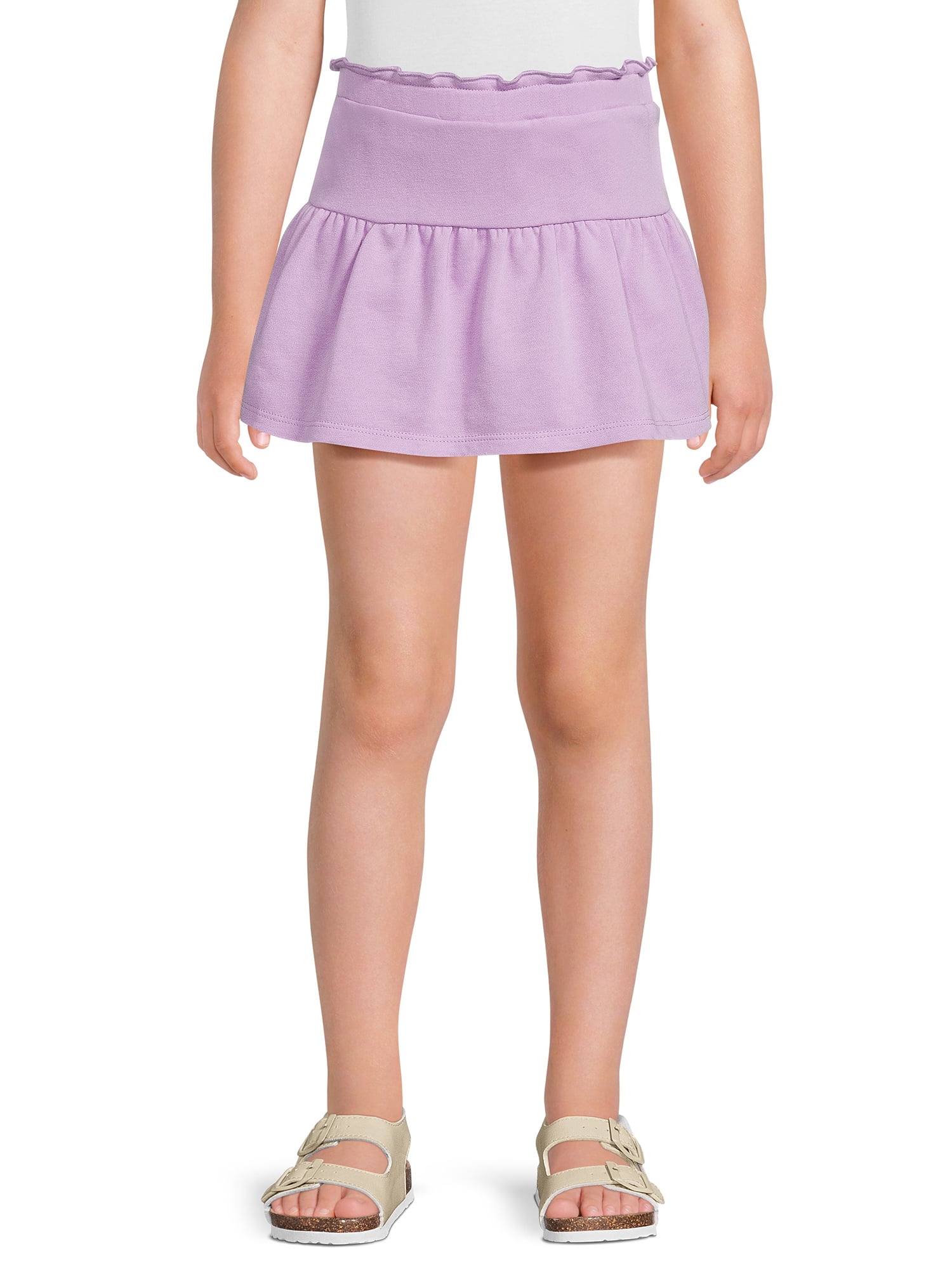 365 Kids from Garanimals Girls French Terry Cloth Scooter Skirt, Sizes ...
