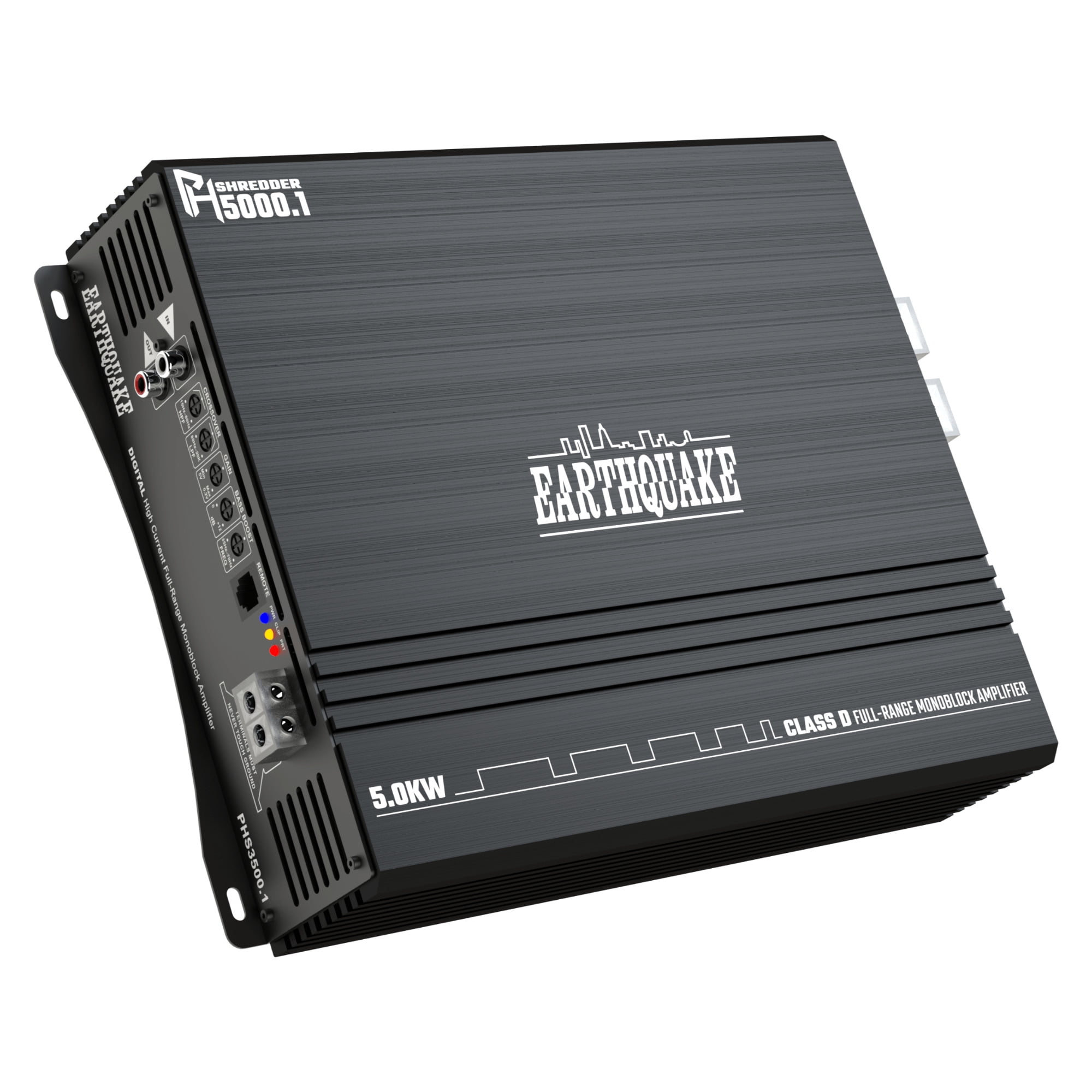 Earthquake Sound PHS5000.1 Class-D Full Range Monoblock 5000W Car Audio ...
