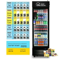HAHA VENDING 440 Smart Combo Vending Machine with Touch Card Reader ...