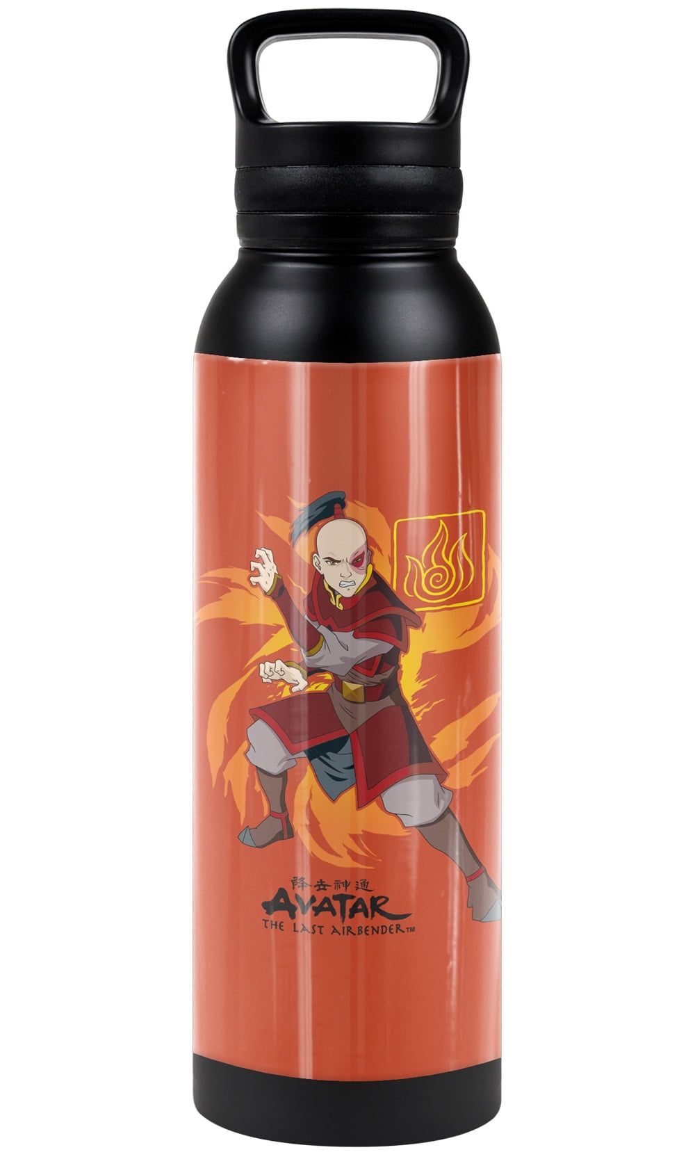 Avatar The Last Airbender Official Zuko Flame Burst 24 oz Insulated ...