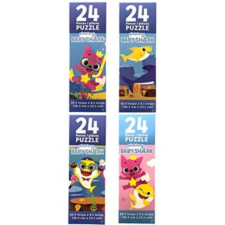 Baby Shark 4 Pack of 24 Piece Puzzles - Walmart.ca
