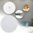 Clock Resin Large Number Clock Silicone Epoxy Clock Mould For Resin DIY ...