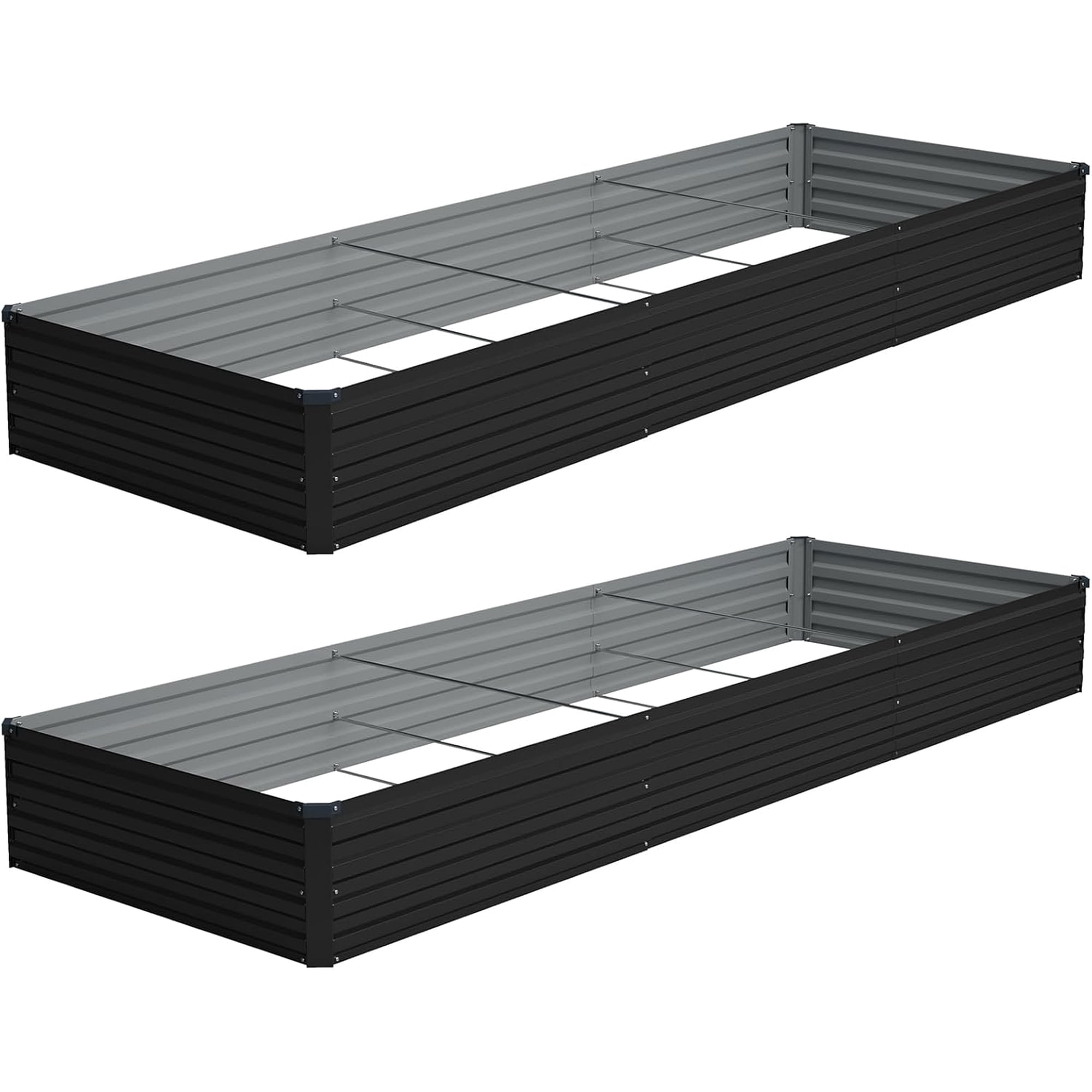 Click here for Miracdan Raised Garden Bed 2 Pack 12x4x1 Ft Galvan... prices