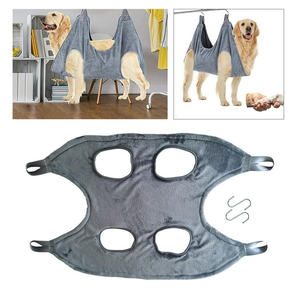 Breathable Dog Grooming Hammock Restraint Bag W/ Pet Towel for Puppy ...