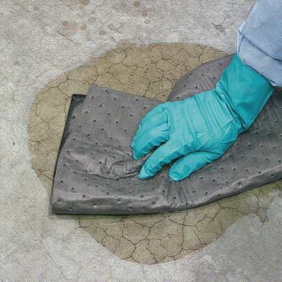 Extra-Duty Absorbent Mat Pad in Dispenser Box - Each Pad Absorbs 23 oz ...