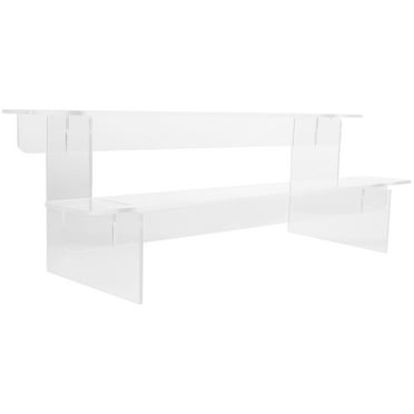 Set of 3 Tiered Acrylic Stands, Organizer Display Riser Holder Display ...