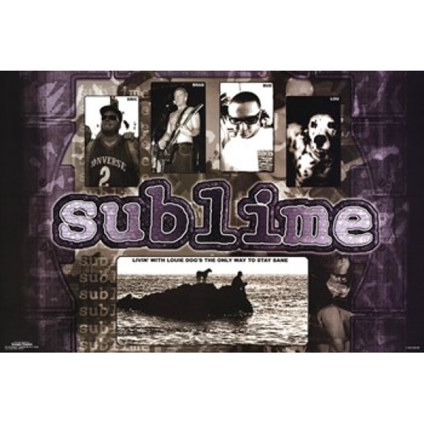 Sublime - Livin' With Lou Laminated Poster (36 x 24) - Walmart.ca