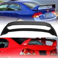 ZXMT Black Trunk Wing Spoiler for 06-11 Honda Civic 4DR Sedan ...