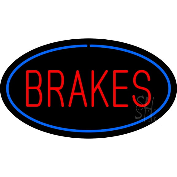 Blue And White Car Logo LED Neon Sign 13 x 32 - inches, Clear Edge Cut ...