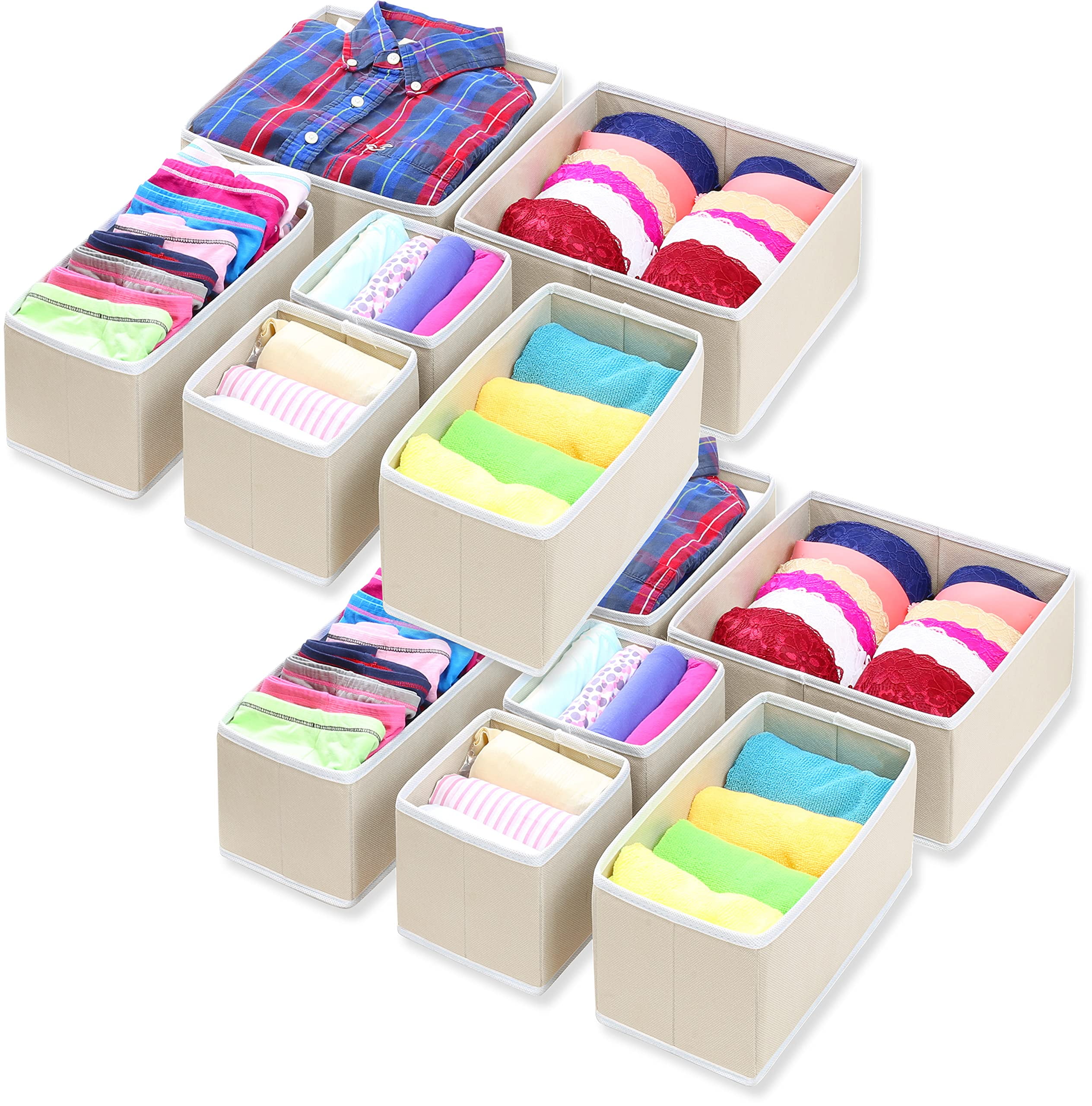 Simple Houseware Foldable Cloth Storage Box Closet Dresser Drawer