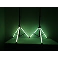 Rockville Party Stand LED DJ Tripod Speaker Stands, RGB Remote, Sound ...