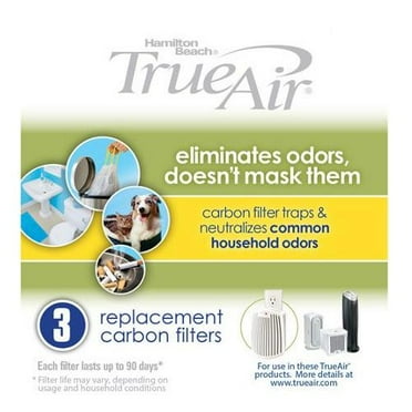 Hamilton Beach True Air Replacement Carbon Filter 3 Pack | Model ...