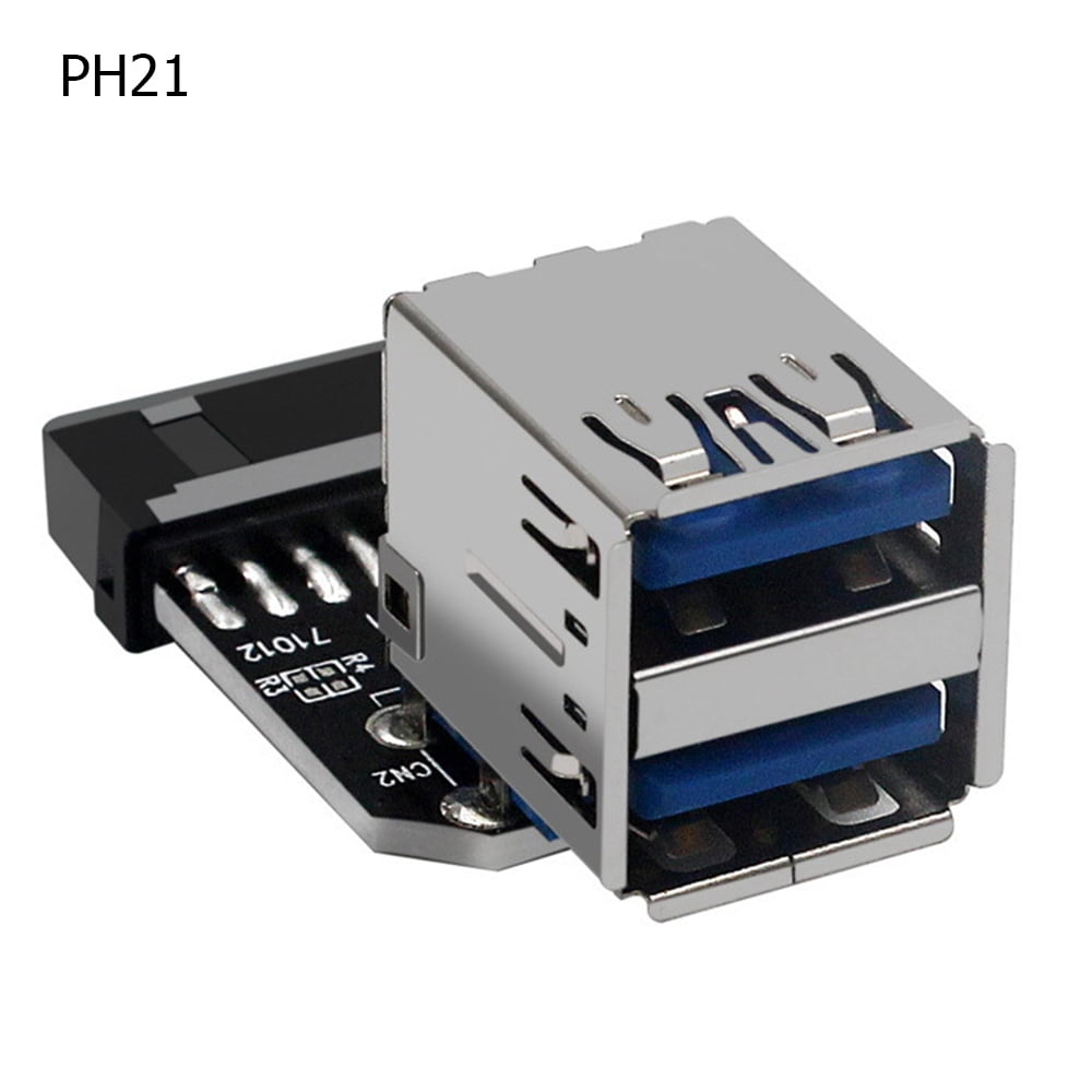 SUNSBELL USB3.0 Adapter motherboard usb adapter 19 pin IDC19P/20P To ...