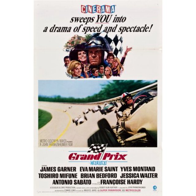 Grand Prix Movie Poster 24x36 24inx36in Unframed, Age: Adults ...