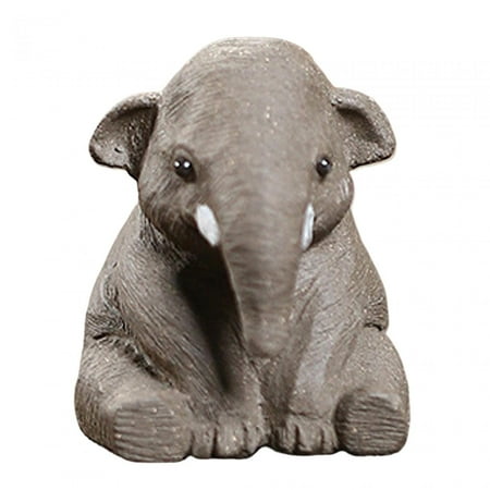 Tea Pet Sculpture, Cute Animal Figurine, Miniature Small Tabletop ...