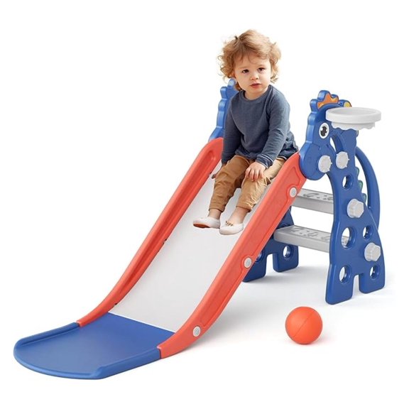 American Plastic Toys First Climber Slide Playset, Toddler Indoor and ...