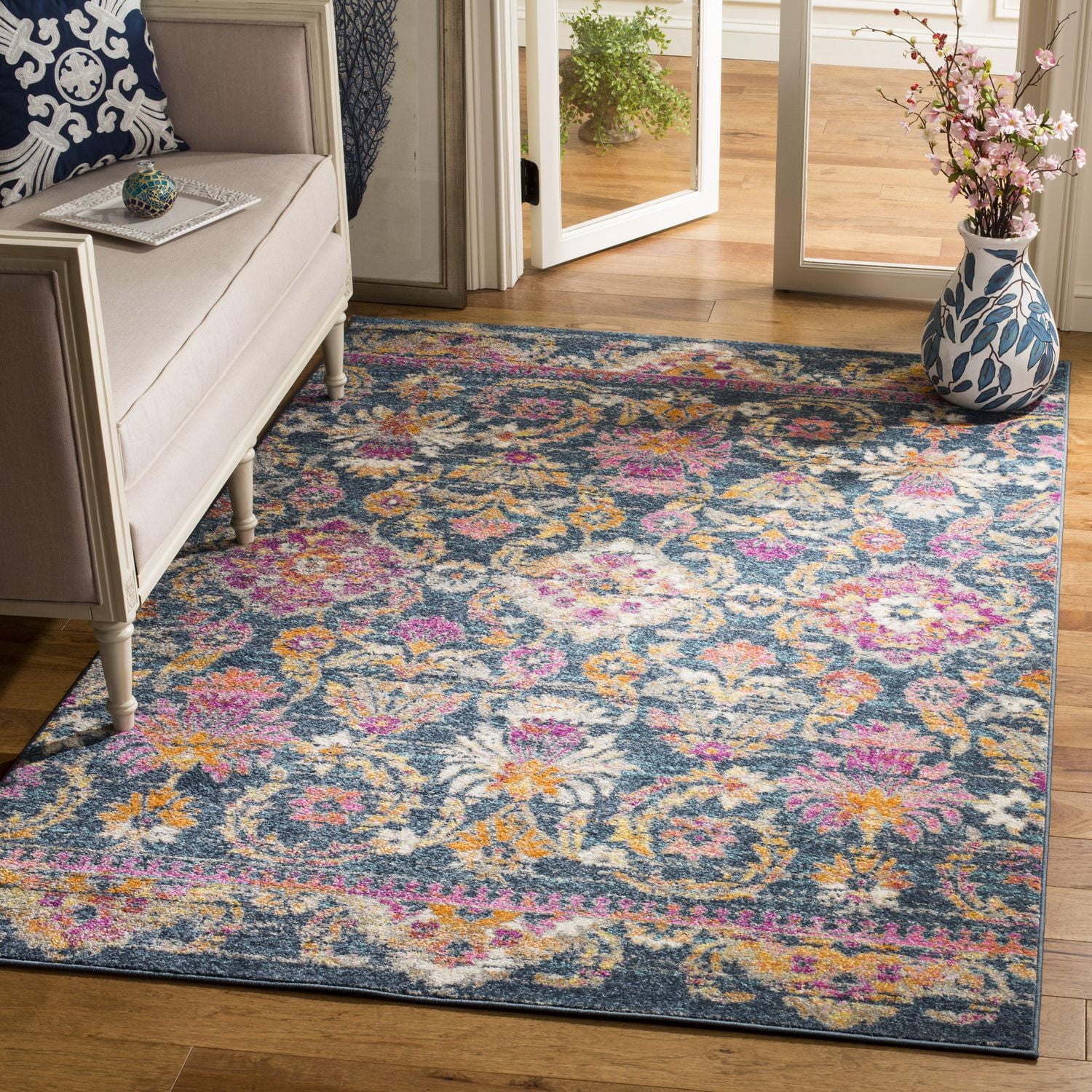 Click here for Safavieh Madison Cuthbert Floral Area Rug 6 Ft. X... prices