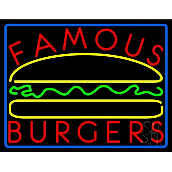 Boba Tea Symbol LED Neon Sign 20 x 37 - inches, Black Square Cut ...