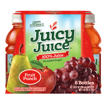 Juicy Juice 100% Fruit Punch, 10 Fl. Oz., 6 Count - Walmart.com