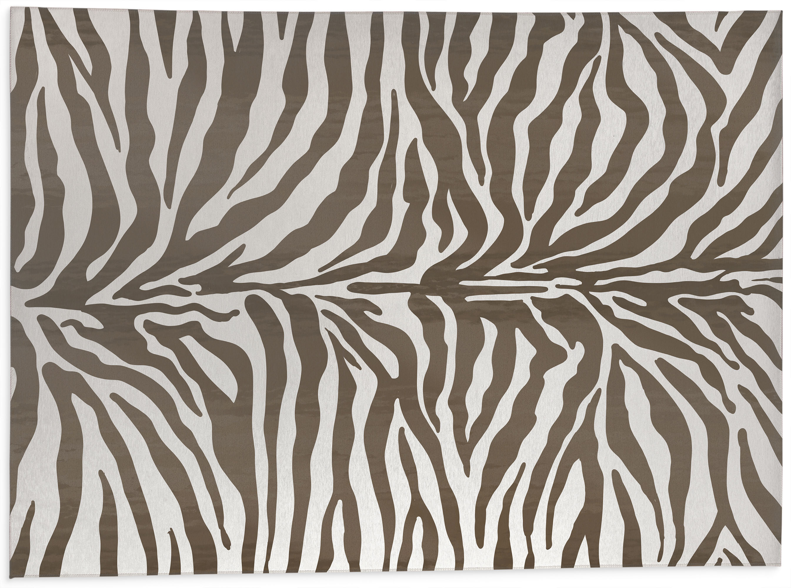 Zebra Brown Kitchen Mat by Kavka Designs - Walmart.com