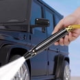 High Pressure Adjustable Metal Water Spray Nozzle with Brass Connector ...
