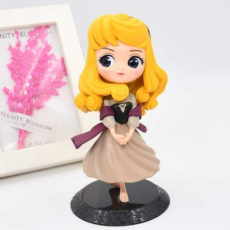 Disney Princess Toys Q Posket Cute Cartoon Princess Action Figures ...