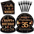 FGTHBF-96 Pcs Thirty Fine Birthday Decoration Aged To Perfection 35th ...