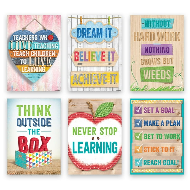UPCYCLE INSPIRE U 6-POSTER PACK - Walmart.com