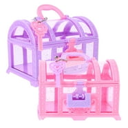 WSTEER Kids Treasure Chest Small Plastic Storage Box Vintage Pirate ...