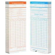 Yescom 1000 Count Monthly Time Clock Cards Timecard for Employee ...